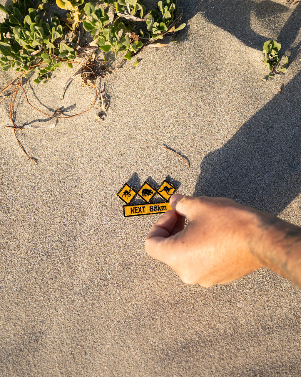Nullarbor warning sign patch – 76TOURIN