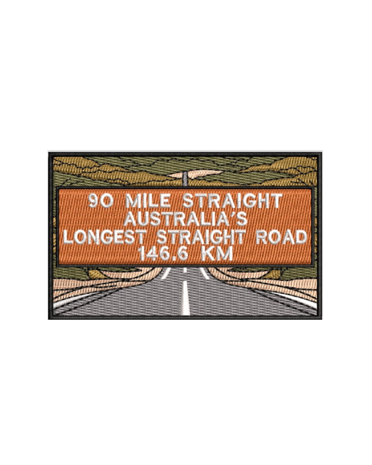 90 Mile Straight Patch – 76TOURIN